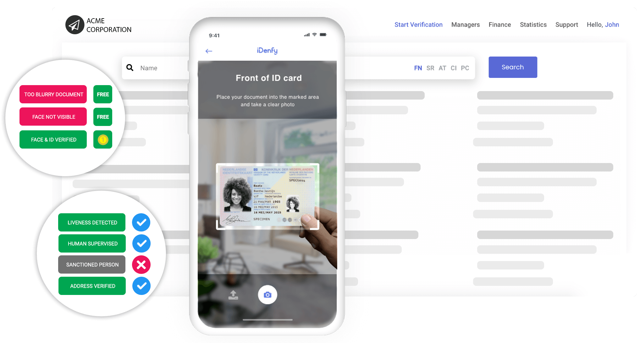 Identity Verification Service | ID Verification - iDenfy
