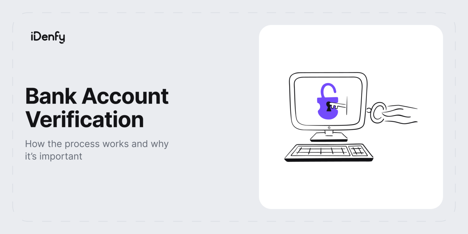 Bank Account Verification [Guide] - iDenfy