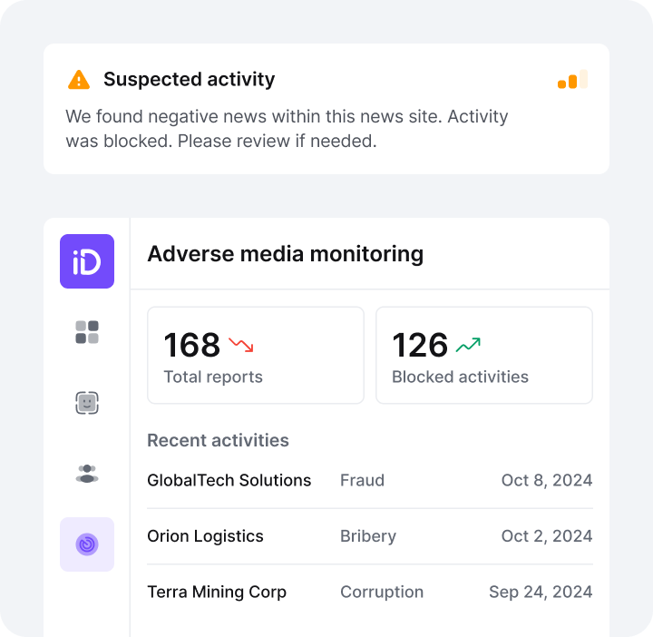 Adverse Media Screening Service - iDenfy