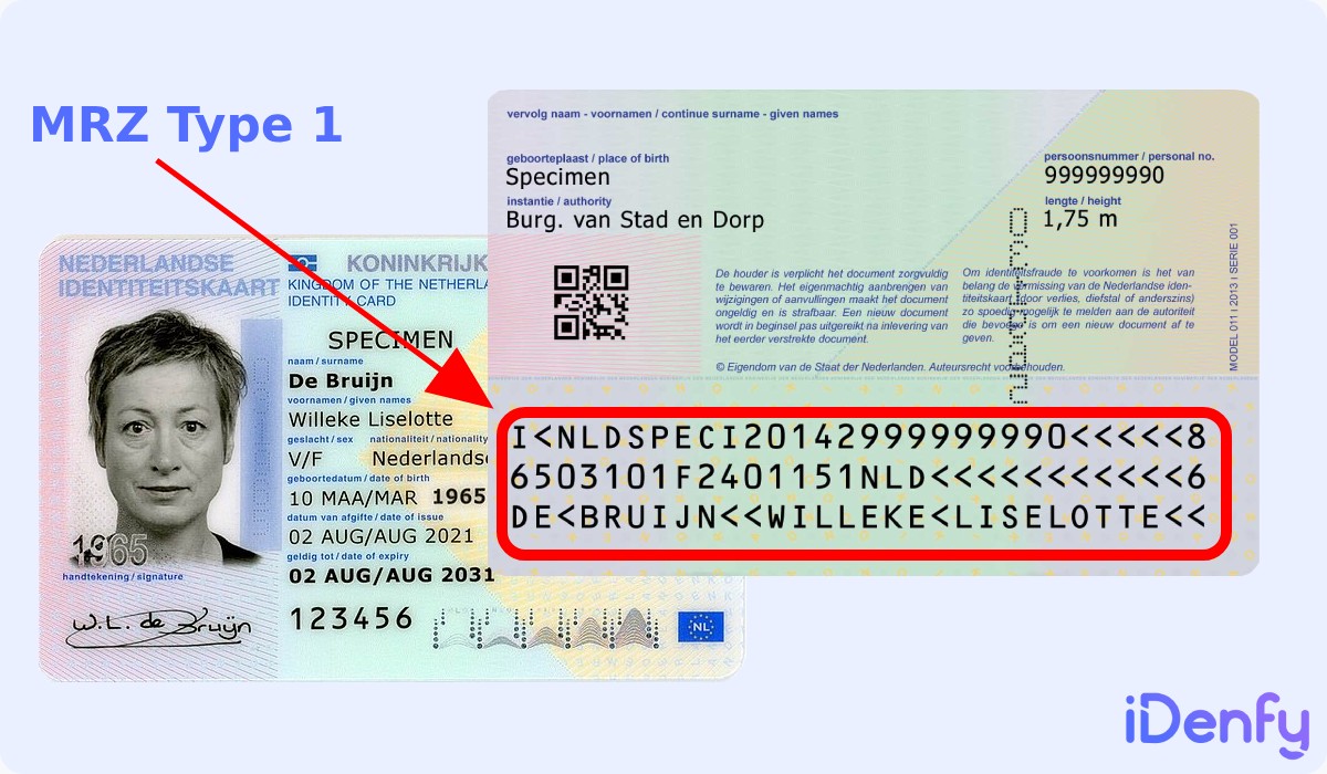 Machine Readable Zone - Explained - iDenfy