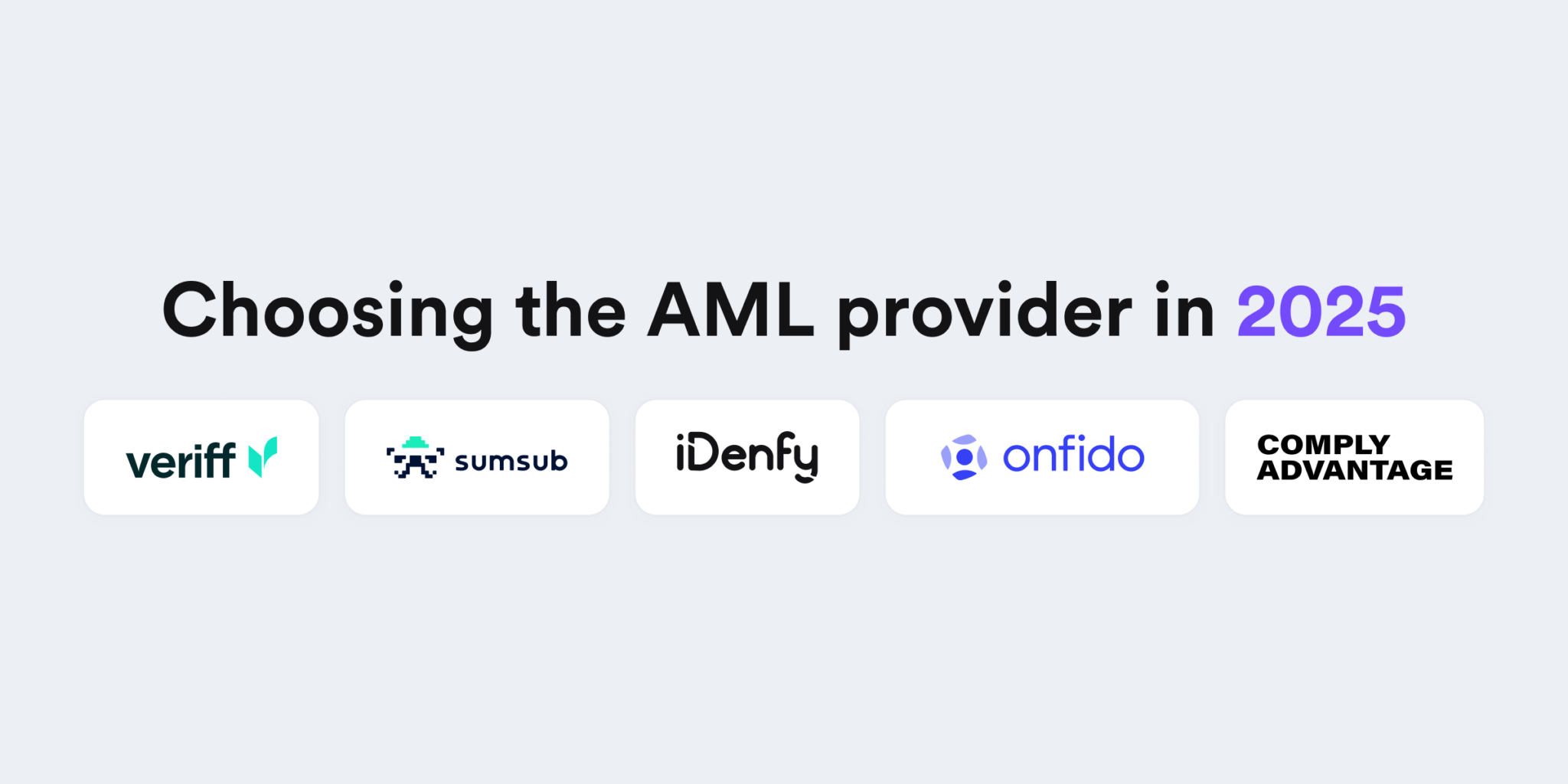 Best AML Software Providers of 2025 - iDenfy